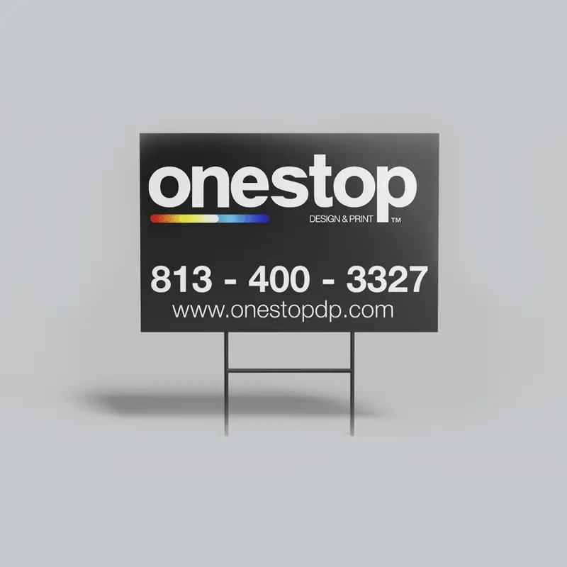 Yard Signs Tampa | Custom Outdoor Lawn Sign Printing